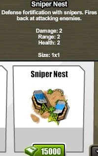 Sniper Nest | Army Attack Wiki | Fandom