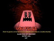 Gameover Screen | Around The Clock At Bikini Bottom Wiki | Fandom