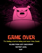 Gameover Screen | Around The Clock At Bikini Bottom Wiki | Fandom