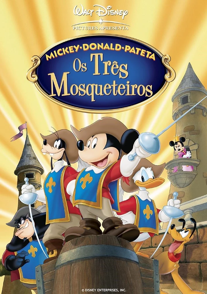 Mickey, Donald e Pateta: Os Três Mosqueteiros | Arquivo Disney Channel ...