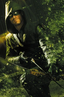 green mask arrow