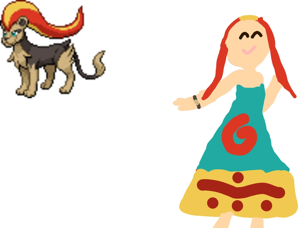 Pyroar As Human (Female) | Art Made By You Wiki | Fandom