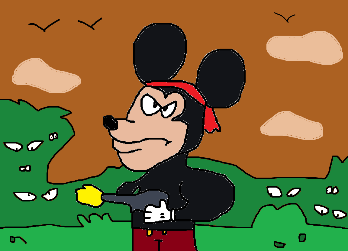 Clone Z - Rambo Mouse (Clone Z, Rambo Parody of Mickey Mouse) | Art ...