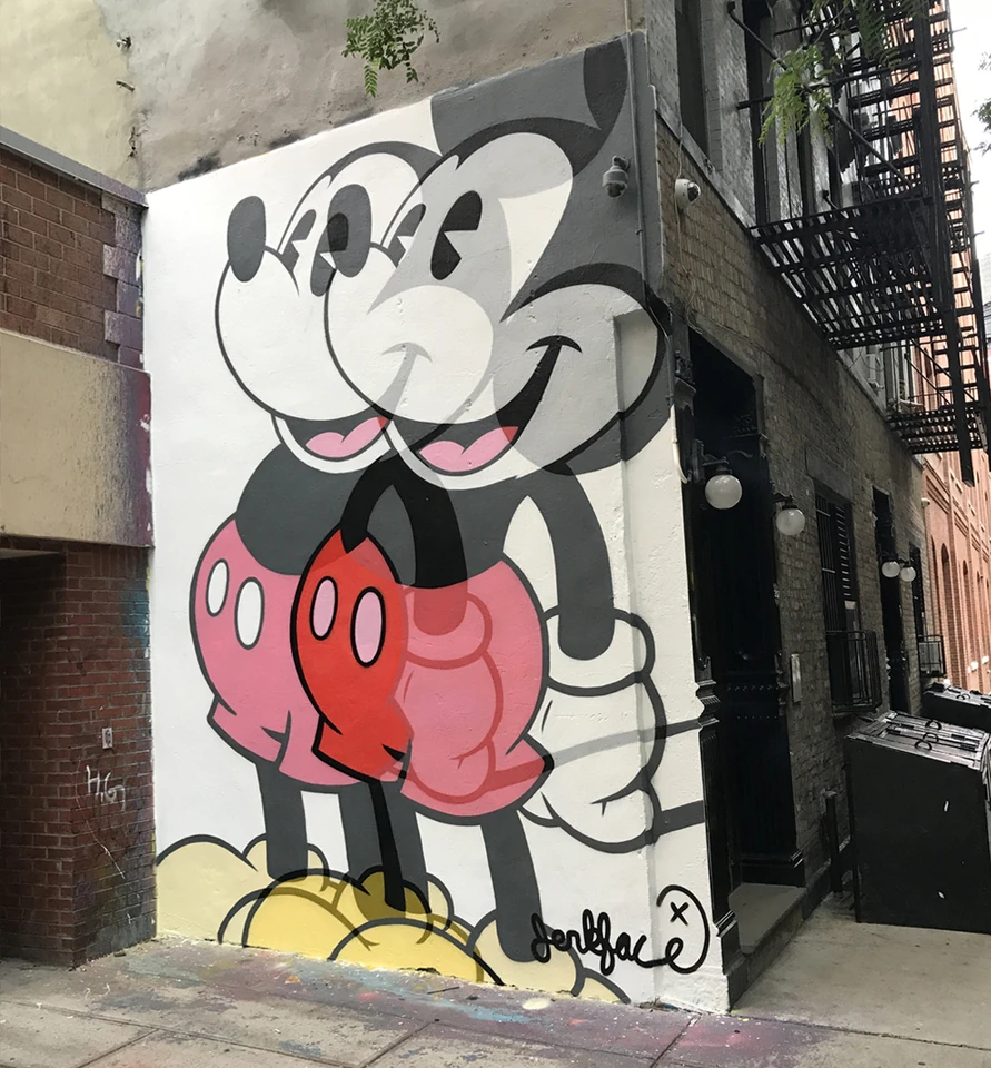 Jerkface - Double (Jerkface, Mickey Mouse) | Art Tourist Wiki | Fandom