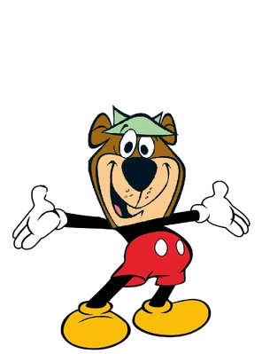 Mickey Bear (Cartoon mix-up, Mickey Mouse, Yogi Bear, Disney, Hanna ...