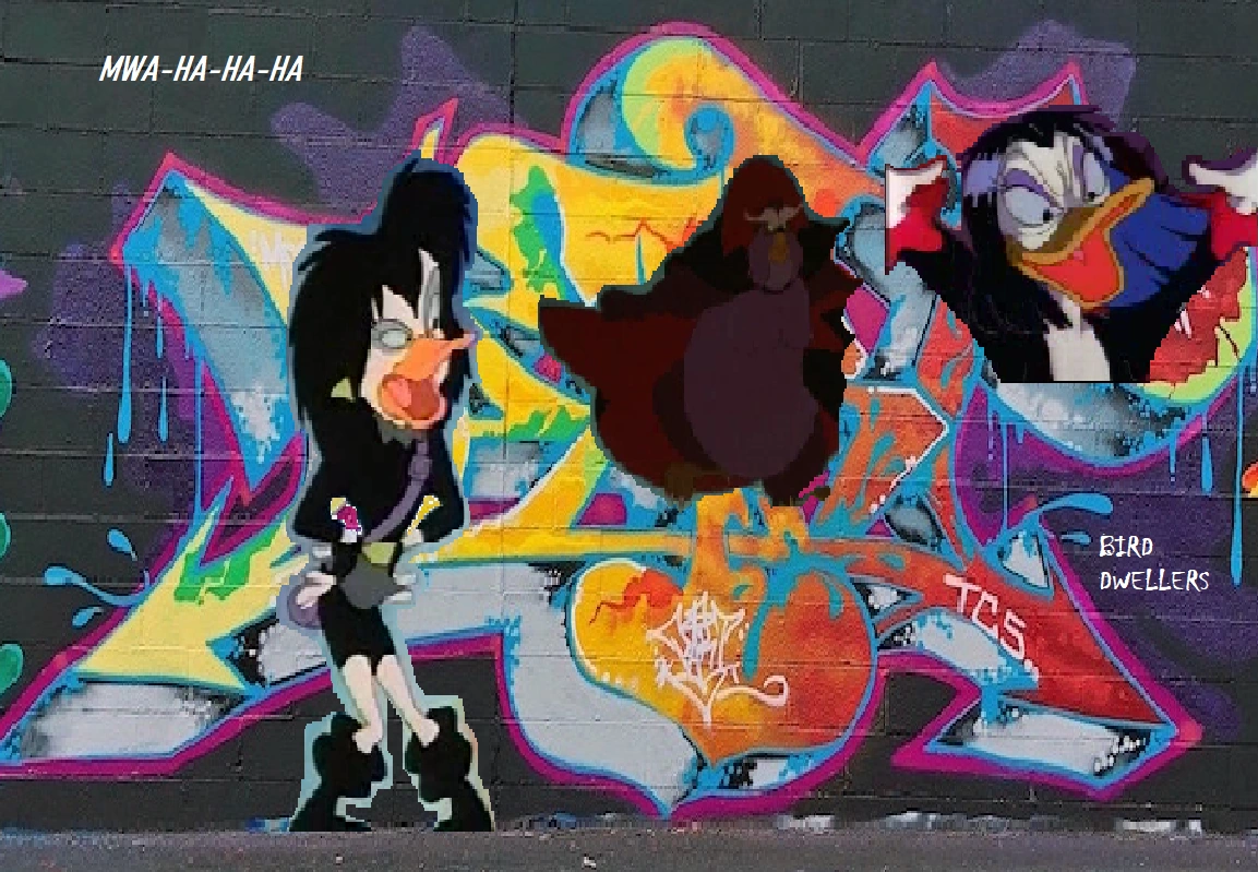 Canvas Mural Art - The Duke Graffiti (Wall Art, The Grand Duke of Owls ...