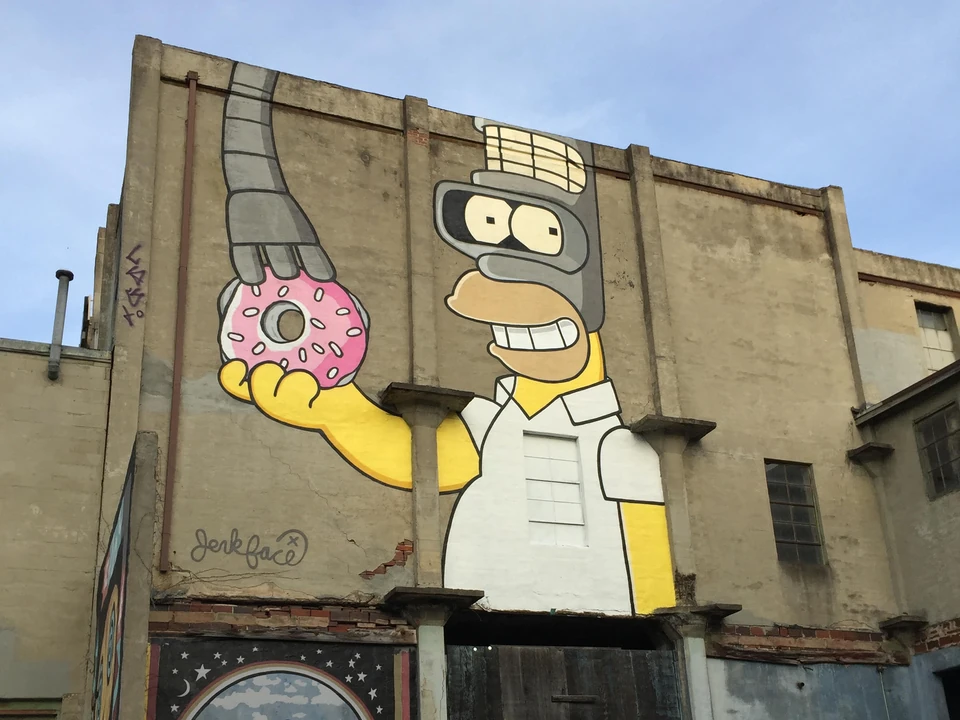 Jerkface - Fender Bender (Jerkface, Homer Simpson, Bender, The Simpsons ...