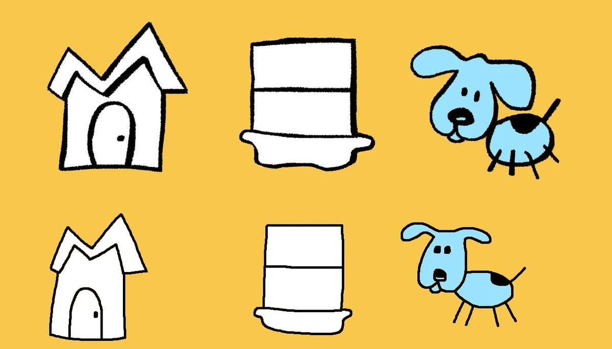 blues clues how to draw glasses