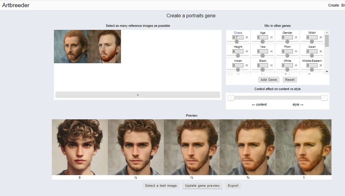 Create Genes | Artbreeder Wiki | Fandom