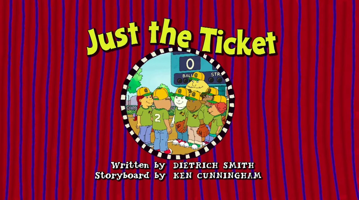 Just the Ticket/Transcript | Arthur Wiki | Fandom