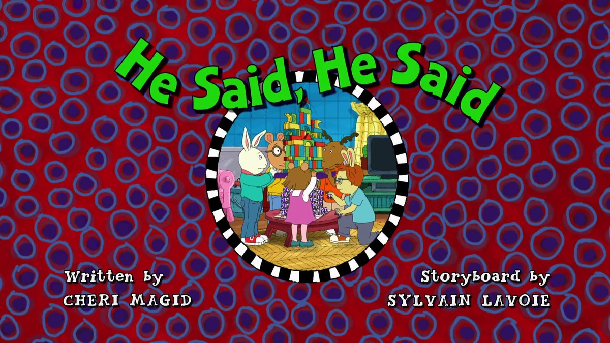 He Said, He Said/Transcript | Arthur Wiki | Fandom