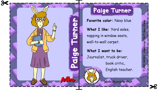 Paige Turner/Gallery | Arthur Wiki | Fandom