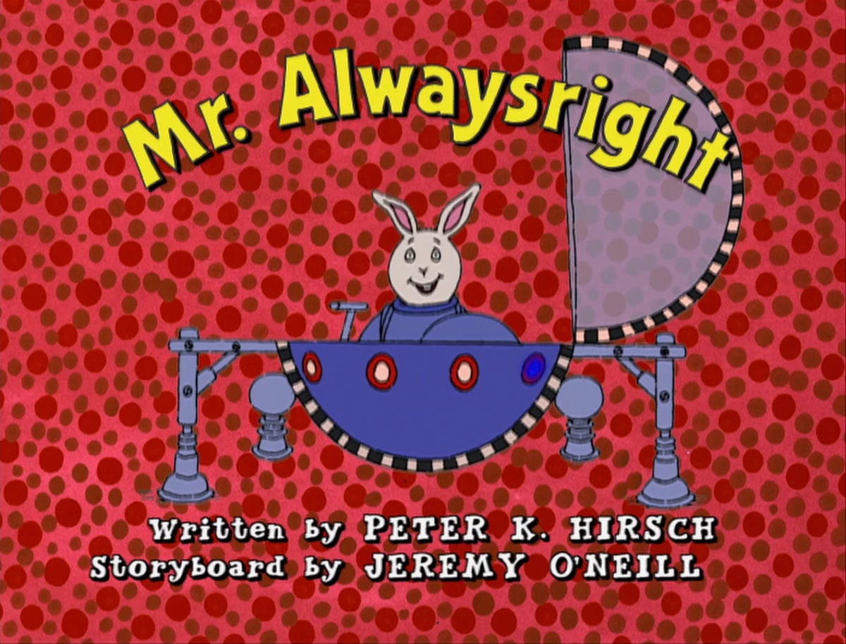 Mr. Alwaysright/Transcript | Arthur Wiki | Fandom