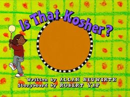 Is That Kosher? | Arthur Wiki | Fandom
