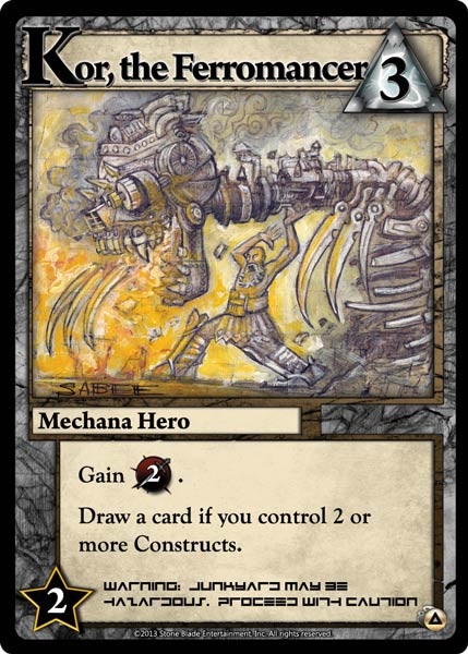 Kor The Ferromancer The Ascension Deckbuilding Game Wiki Fandom