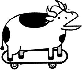 skateboard cow | Asdfmovie Wiki | Fandom