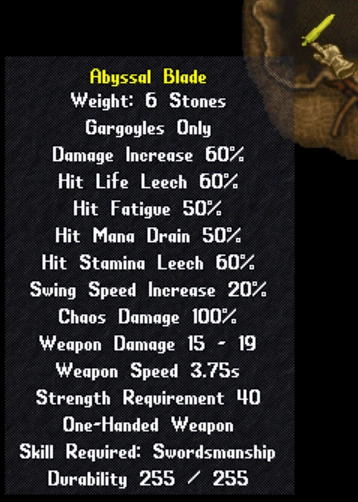 Abyssal Blade | 阿斯嘉 Wiki | Fandom