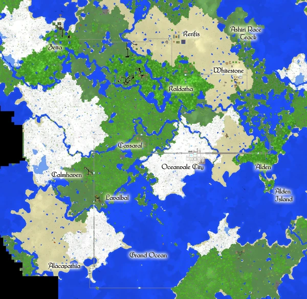 World Map | AshCraft Wiki | Fandom