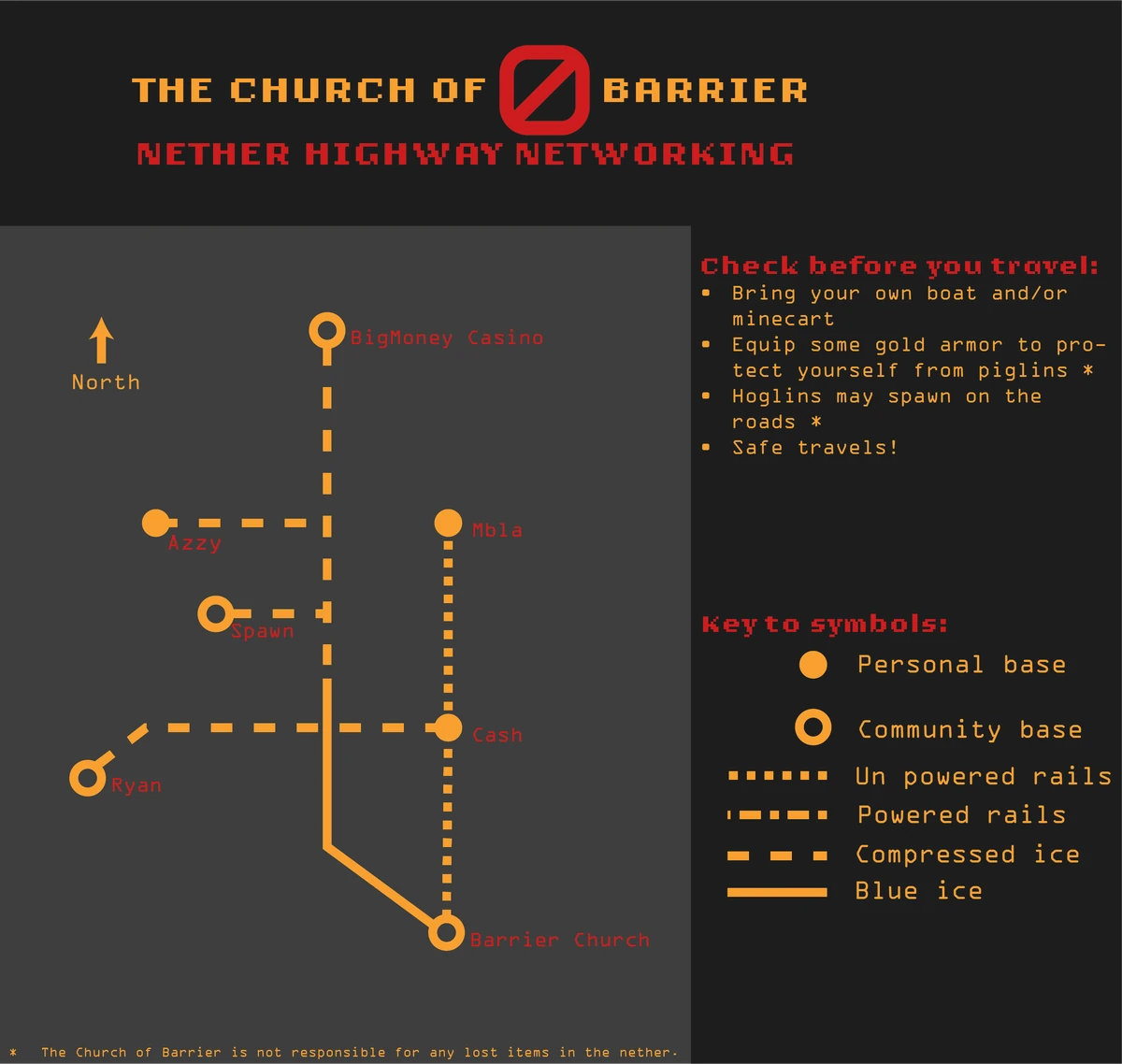 Nether Highway Networking | ASHES SMP Wiki | Fandom