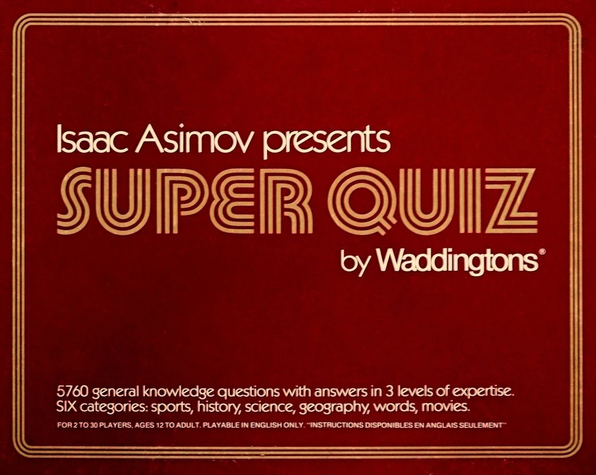 Isaac Asimov Presents Superquiz | Asimov | Fandom