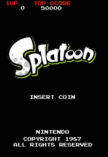 User blog:Mr. Pellot/What if Splatoon was a 80s arcade game ...
