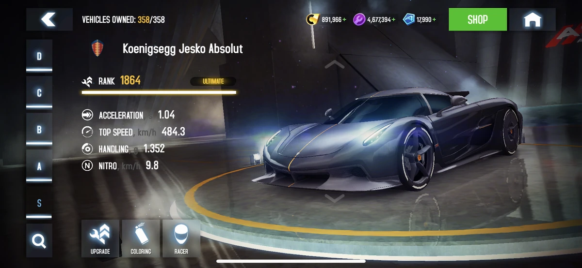 Koenigsegg Jesko Absolut | Asphalt Wiki | Fandom