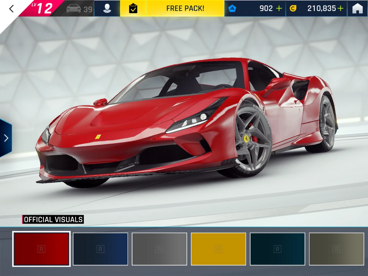 Ferrari F8 Tributo (colors) | Asphalt Wiki | Fandom