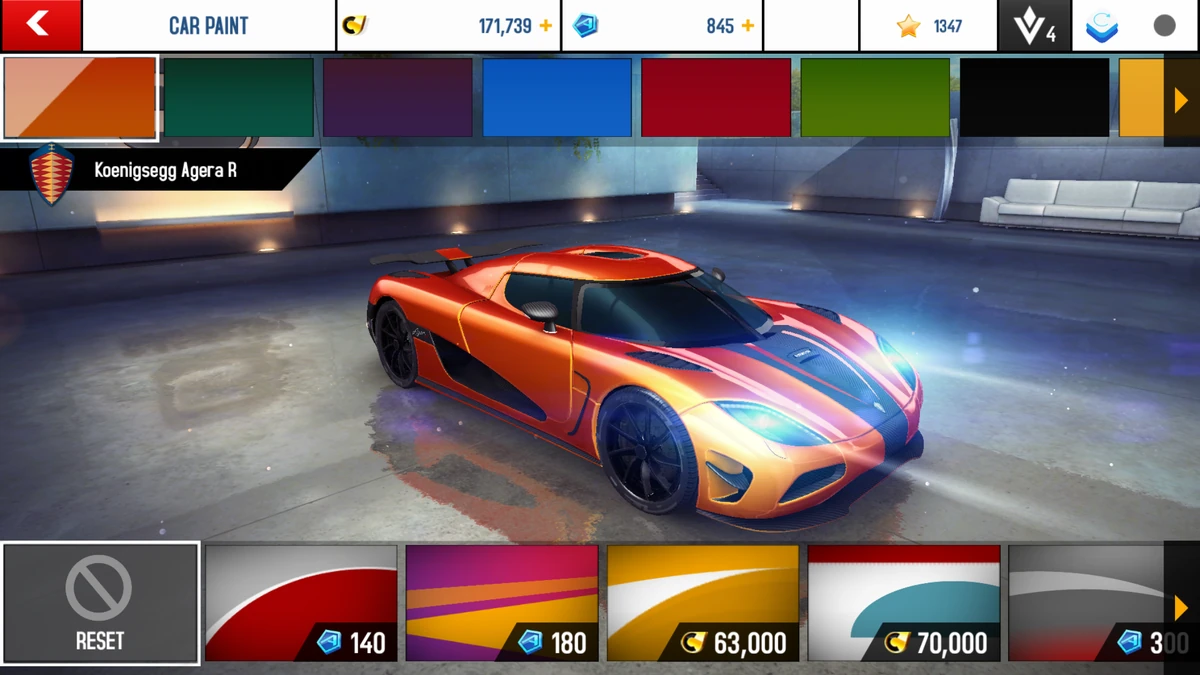 Koenigsegg Agera R (colors) | Asphalt Wiki | Fandom