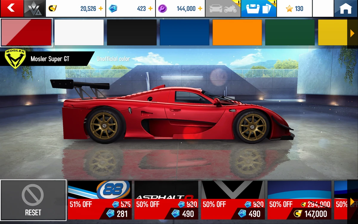 Mosler Super GT (colors) | Asphalt Wiki | Fandom