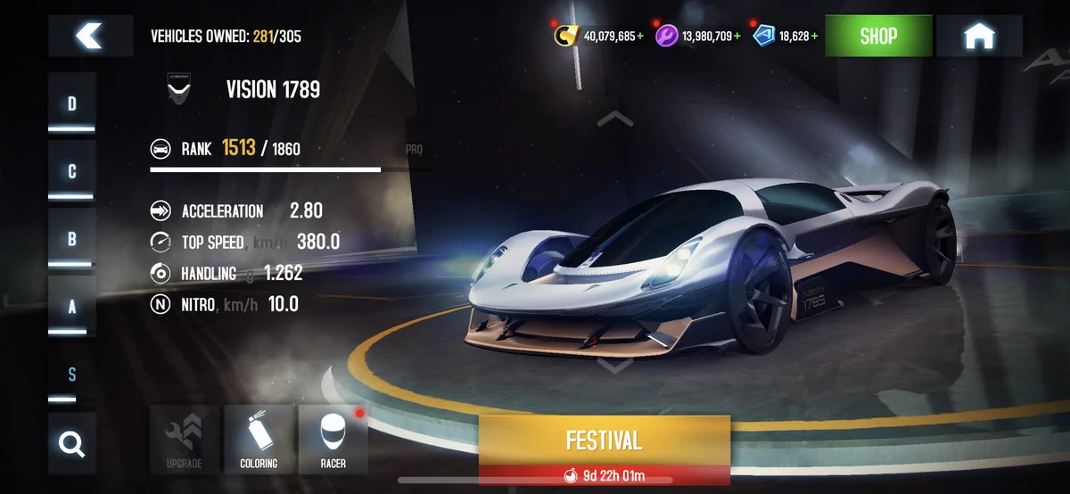 Vision 1789 (stats) | Asphalt Wiki | Fandom