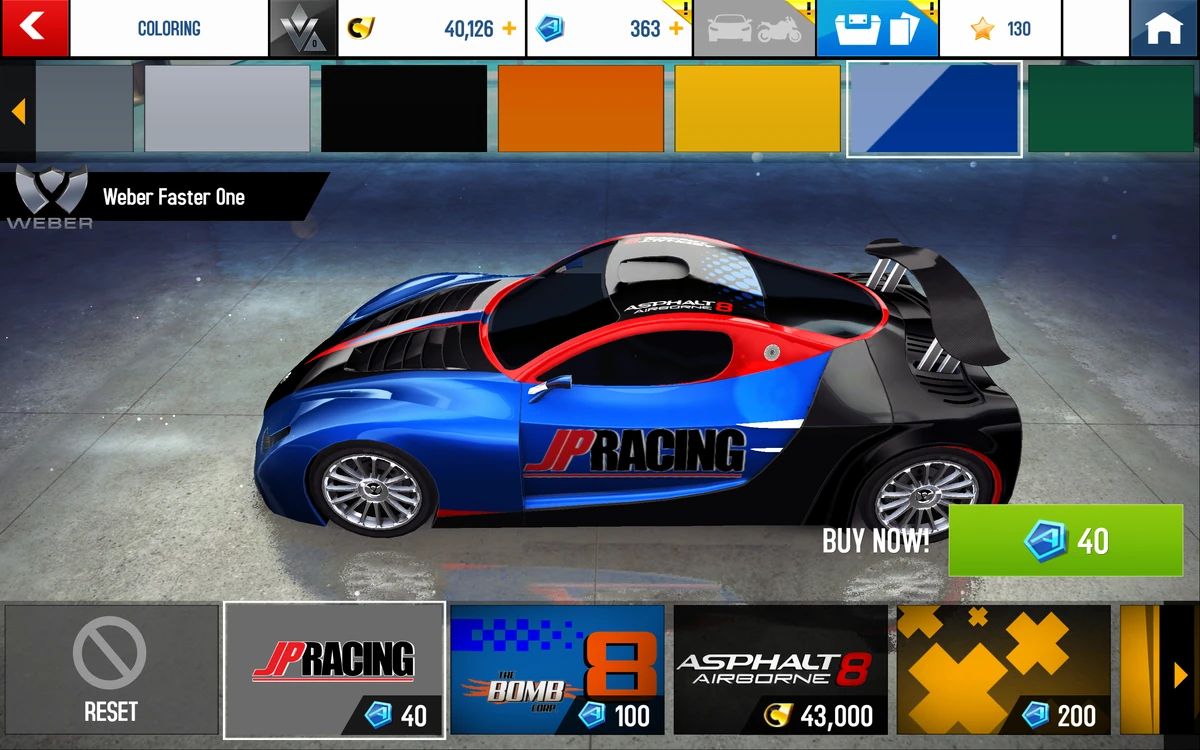 Weber Faster One (decals) | Asphalt Wiki | Fandom