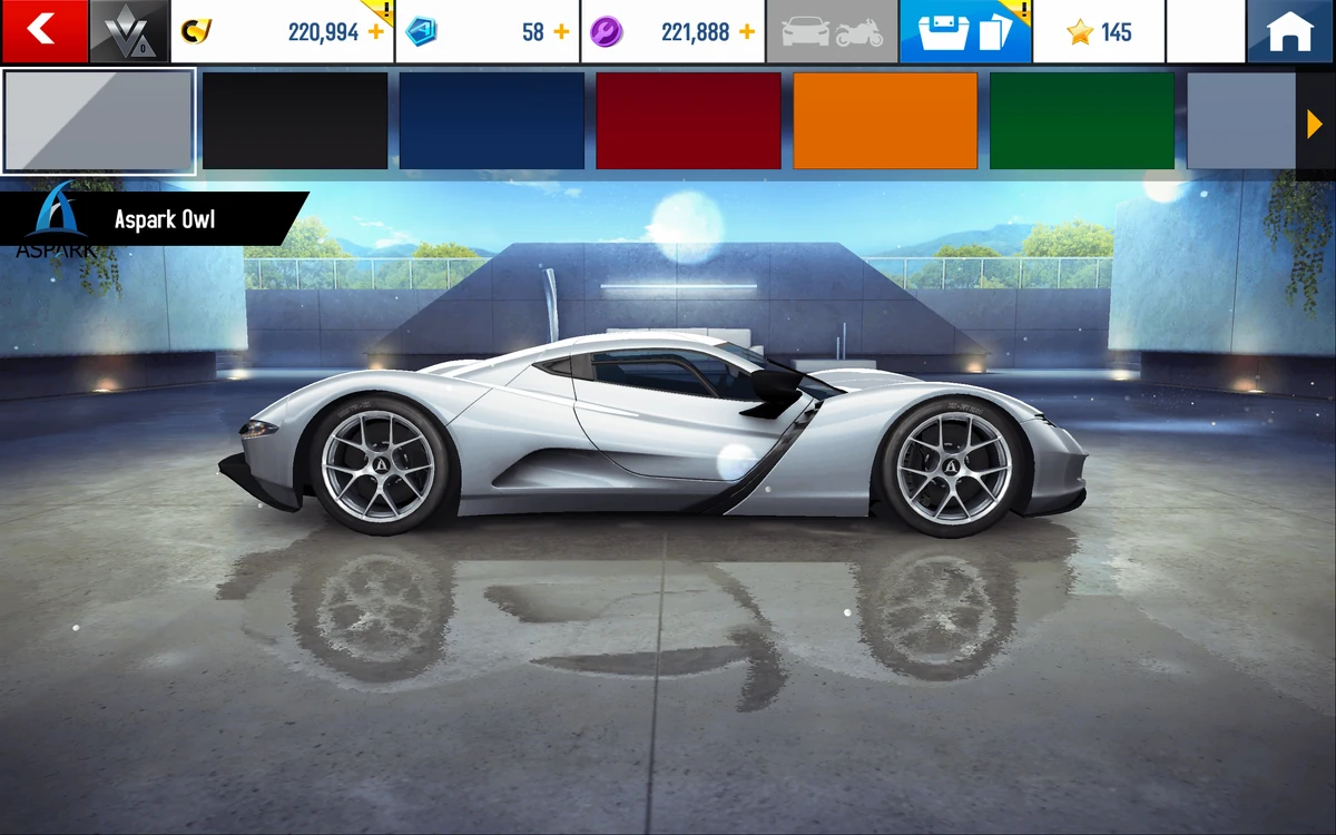 Aspark Owl (colors) | Asphalt Wiki | Fandom
