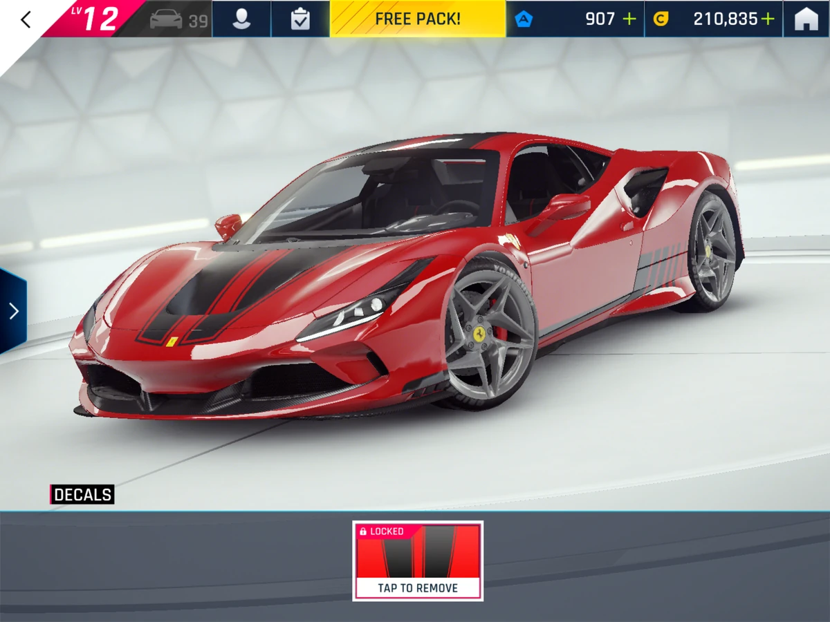 Ferrari F8 Tributo (decals) | Asphalt Wiki | Fandom