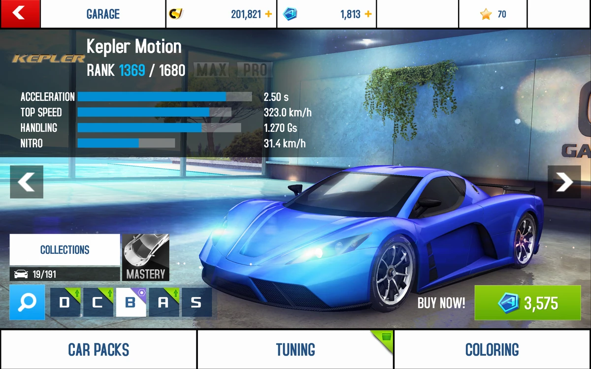 Kepler Motion (stats) | Asphalt Wiki | Fandom