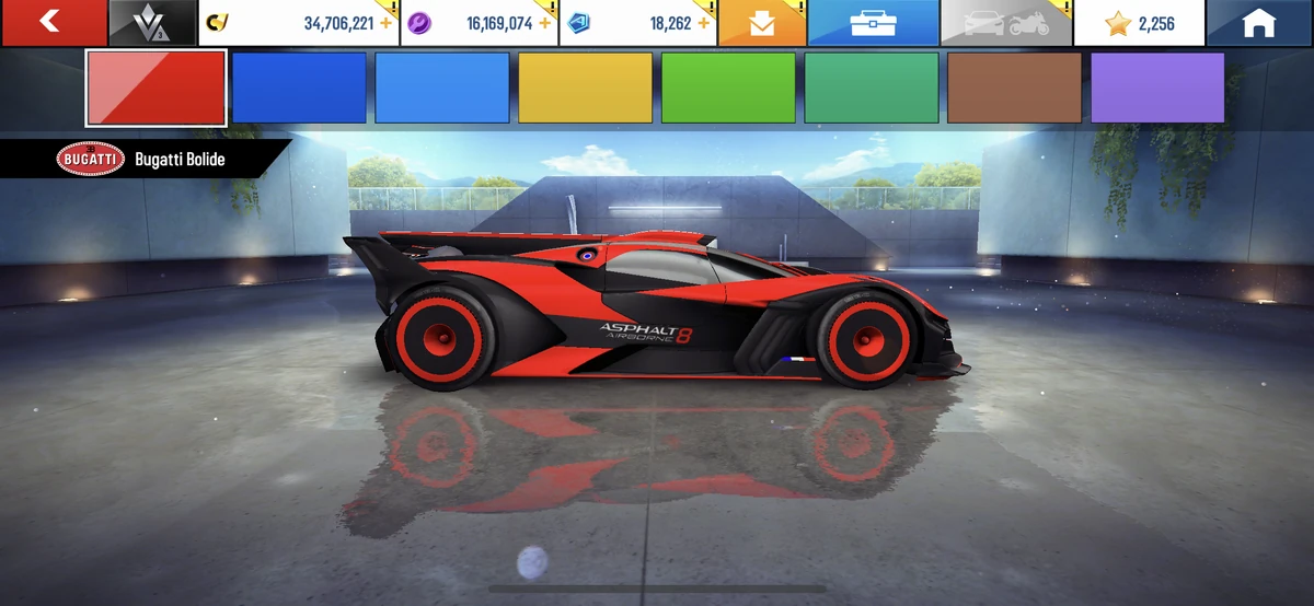 Bugatti Bolide (colors) | Asphalt Wiki | Fandom