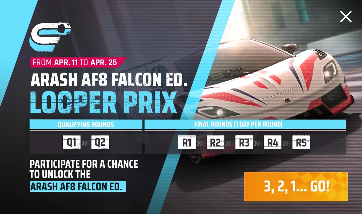 Arash AF8 Falcon Edition (Looper Prix) | Asphalt Wiki | Fandom