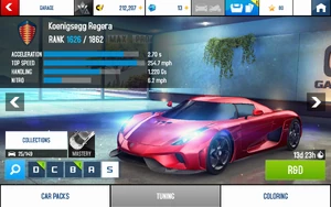 Koenigsegg Regera (stats) | Asphalt Wiki | Fandom