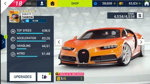 Bugatti Chiron (stats) | Asphalt Wiki | Fandom