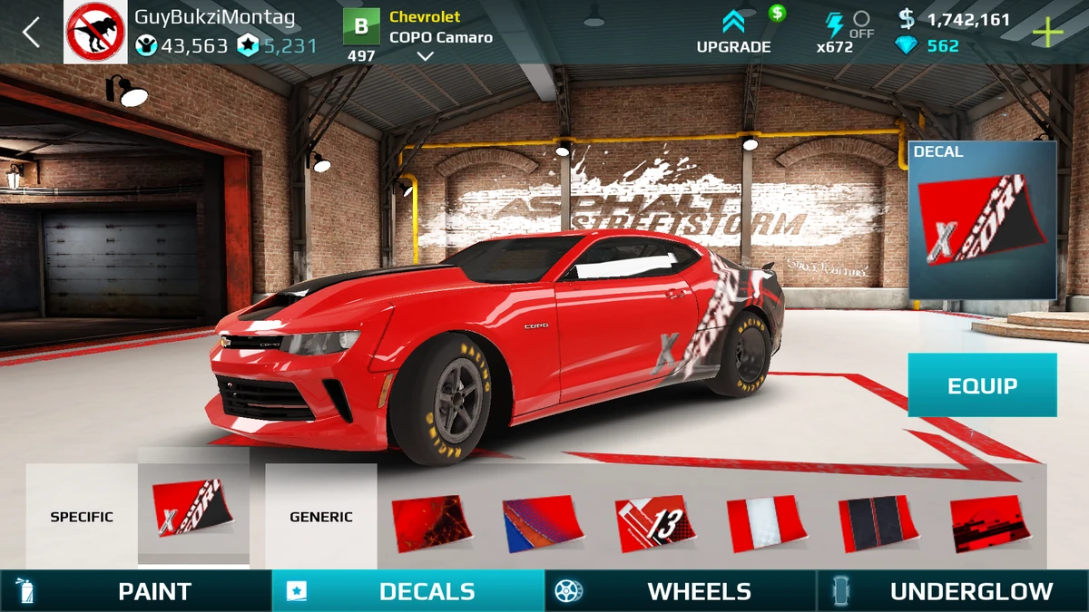 Chevrolet COPO Camaro (decals) | Asphalt Wiki | Fandom