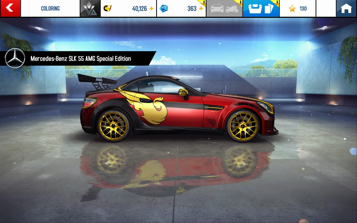 Mercedes-Benz SLK 55 AMG Special Edition (colors) | Asphalt Wiki | Fandom