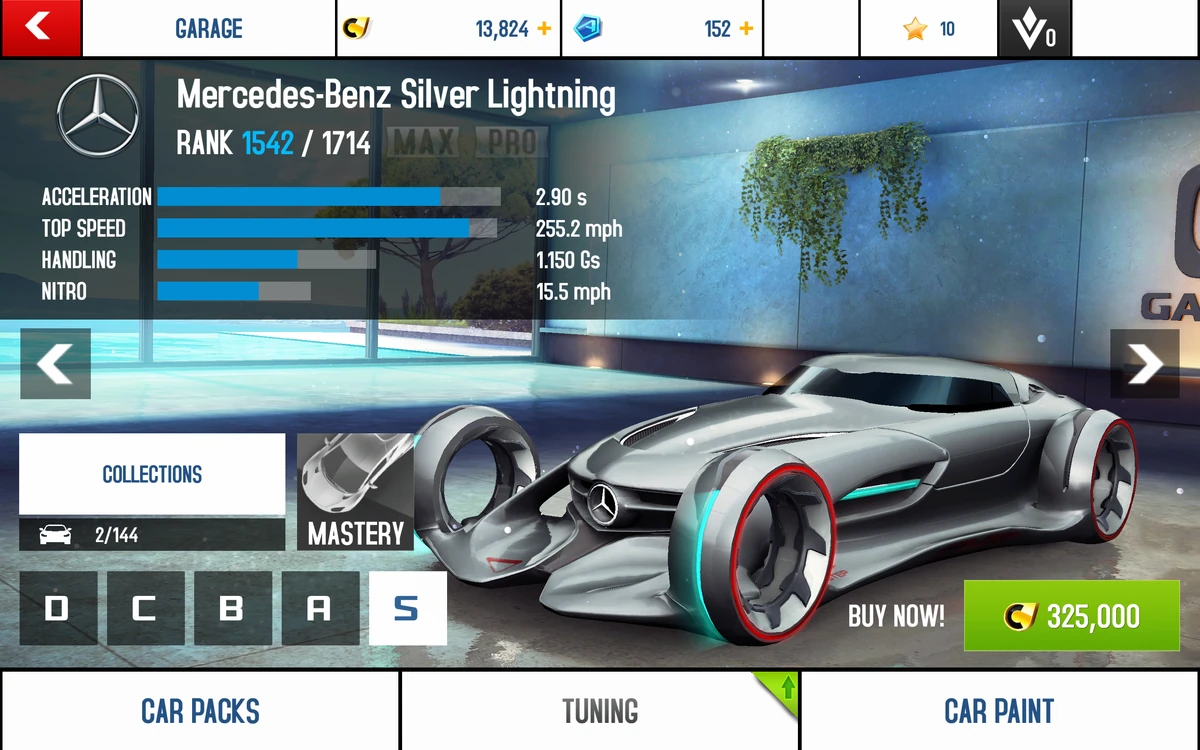 Mercedes Benz Silver Lightning Real Life