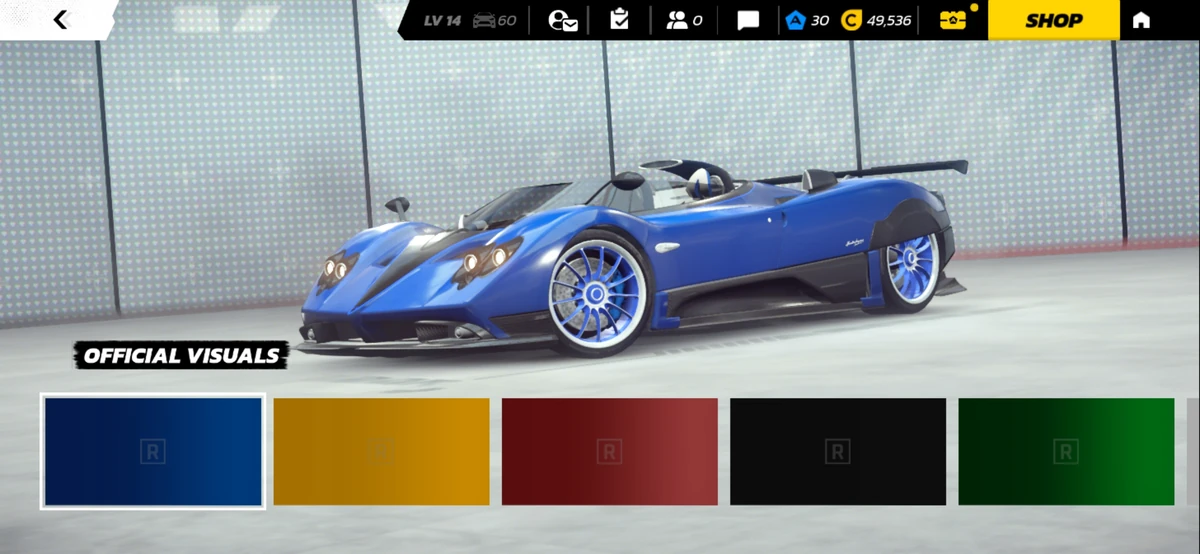 Pagani Zonda HP Barchetta (colors) | Asphalt Wiki | Fandom