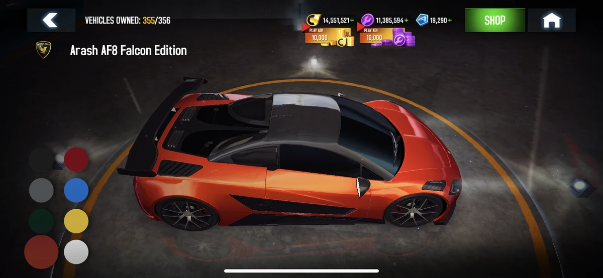 Arash AF8 Falcon Edition (colors) | Asphalt Wiki | Fandom