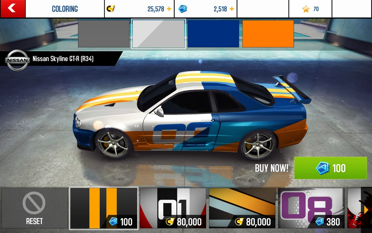 Nissan Skyline GT-R (R34) (decals) | Asphalt Wiki | Fandom
