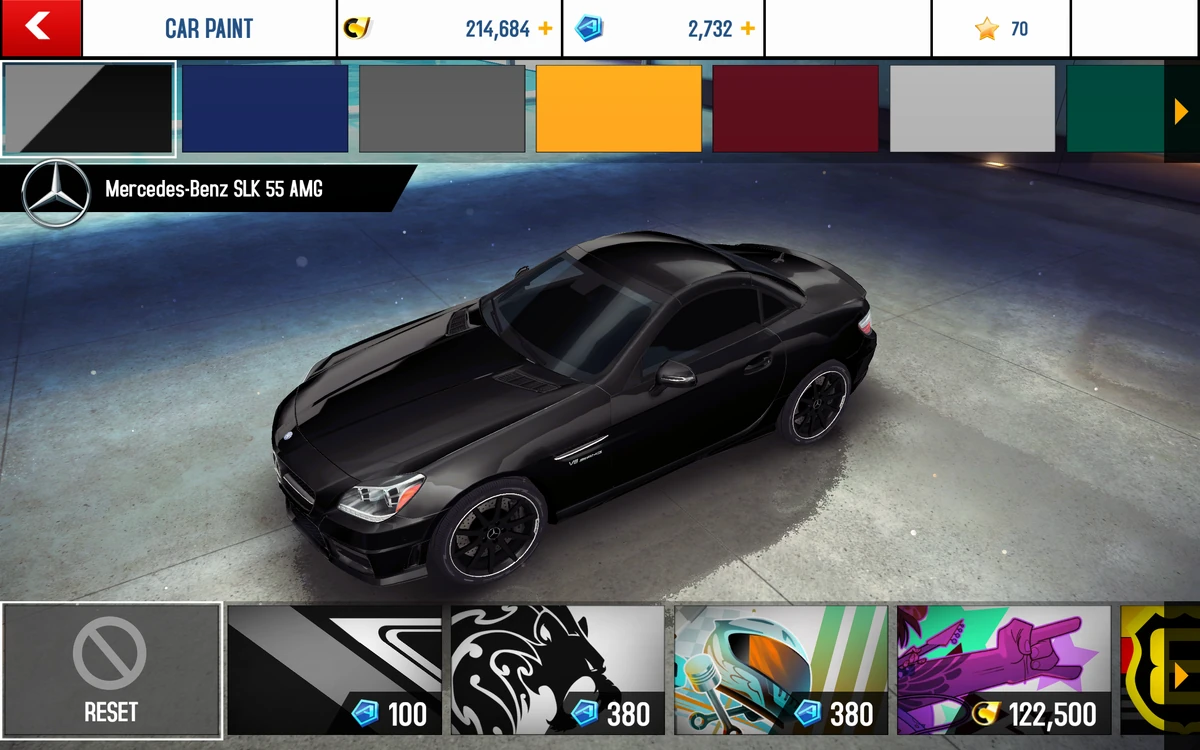 Mercedes-Benz SLK 55 AMG (colors) | Asphalt Wiki | Fandom
