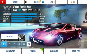 Weber Faster One (stats) | Asphalt Wiki | Fandom