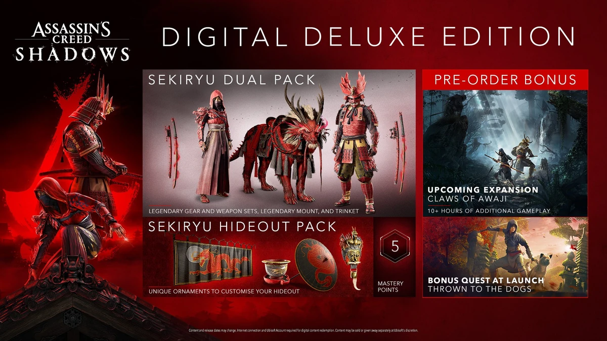 Deluxe Pack (Shadows) | Assassin's Creed Wiki | Fandom