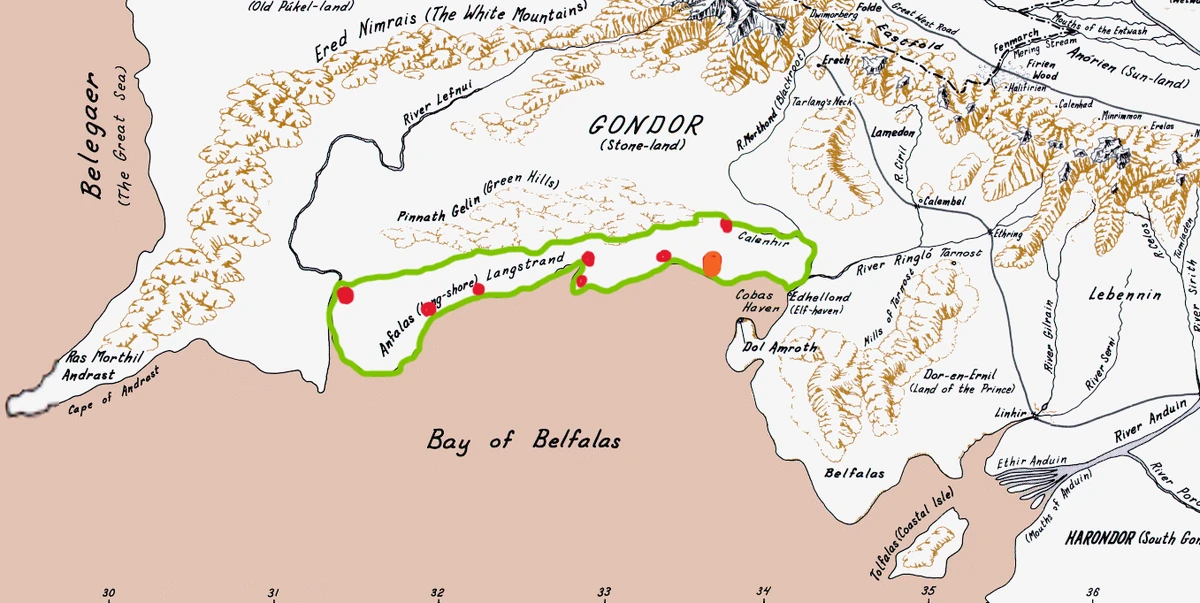 Анфалас | LOTR Reworked Вики | Fandom