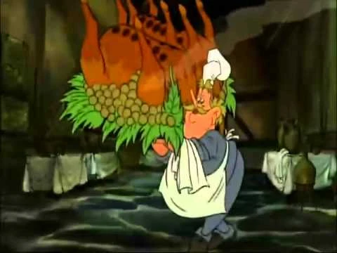 Obelix Eating