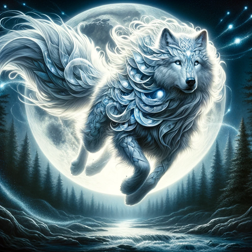 Mereþegel, the Lunar Guardian Wolf | Astraeon Wiki | Fandom